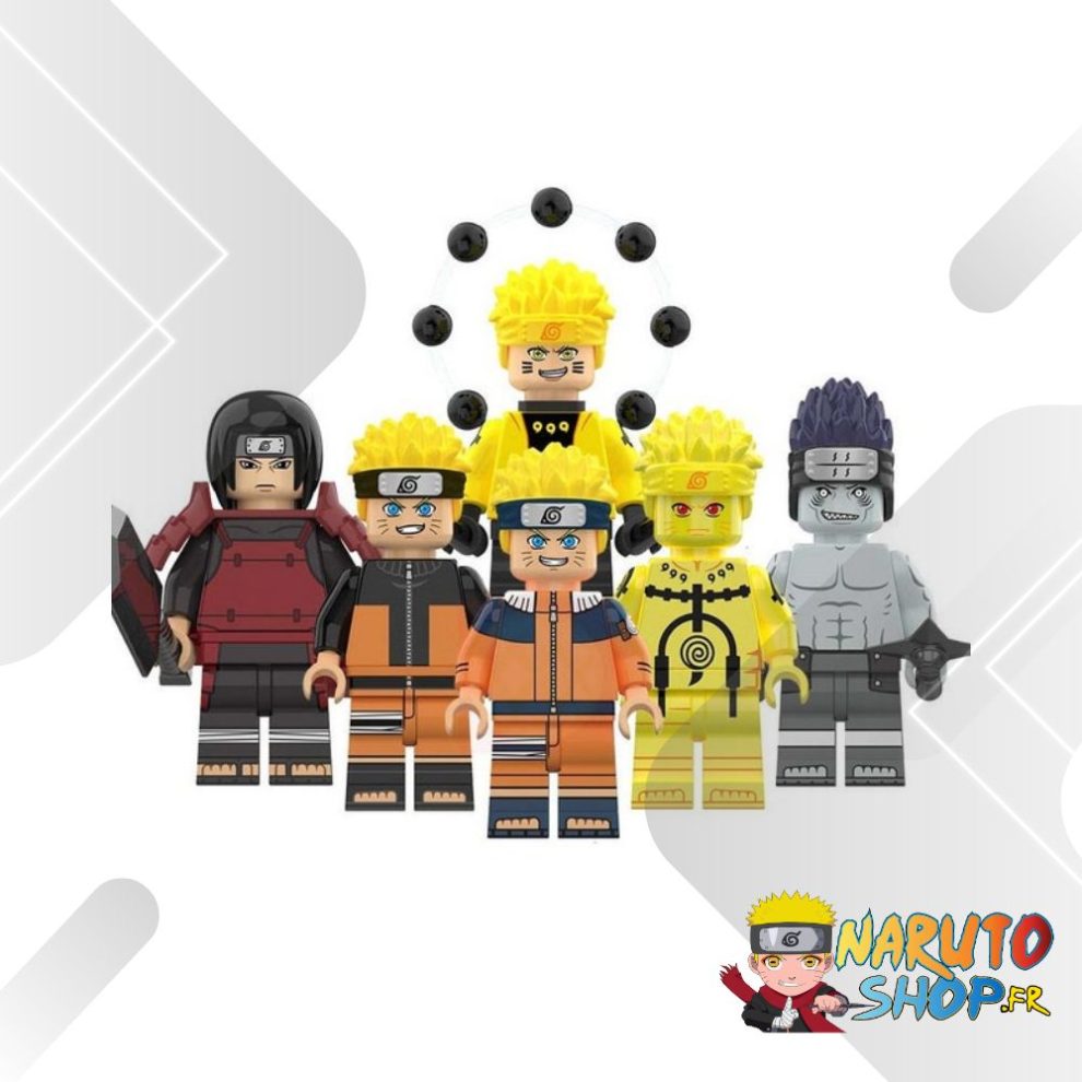 LEGO Naruto - Lot de 6 Figurines Naruto compatibles LEGO - La Boutique ...