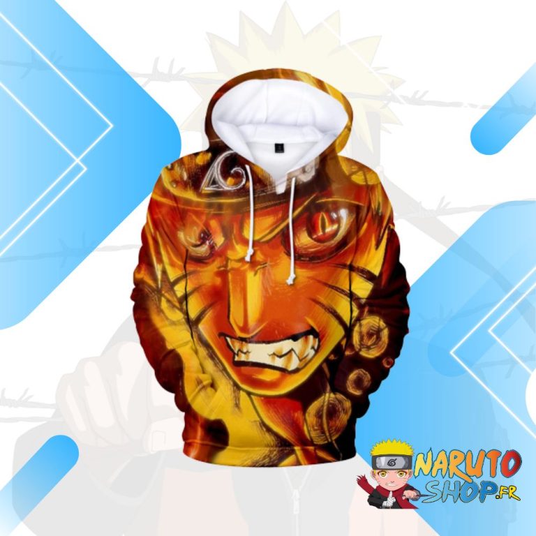 Pull Naruto Kyubi Chakra - La Boutique N°1 en France spécialisée du Naruto