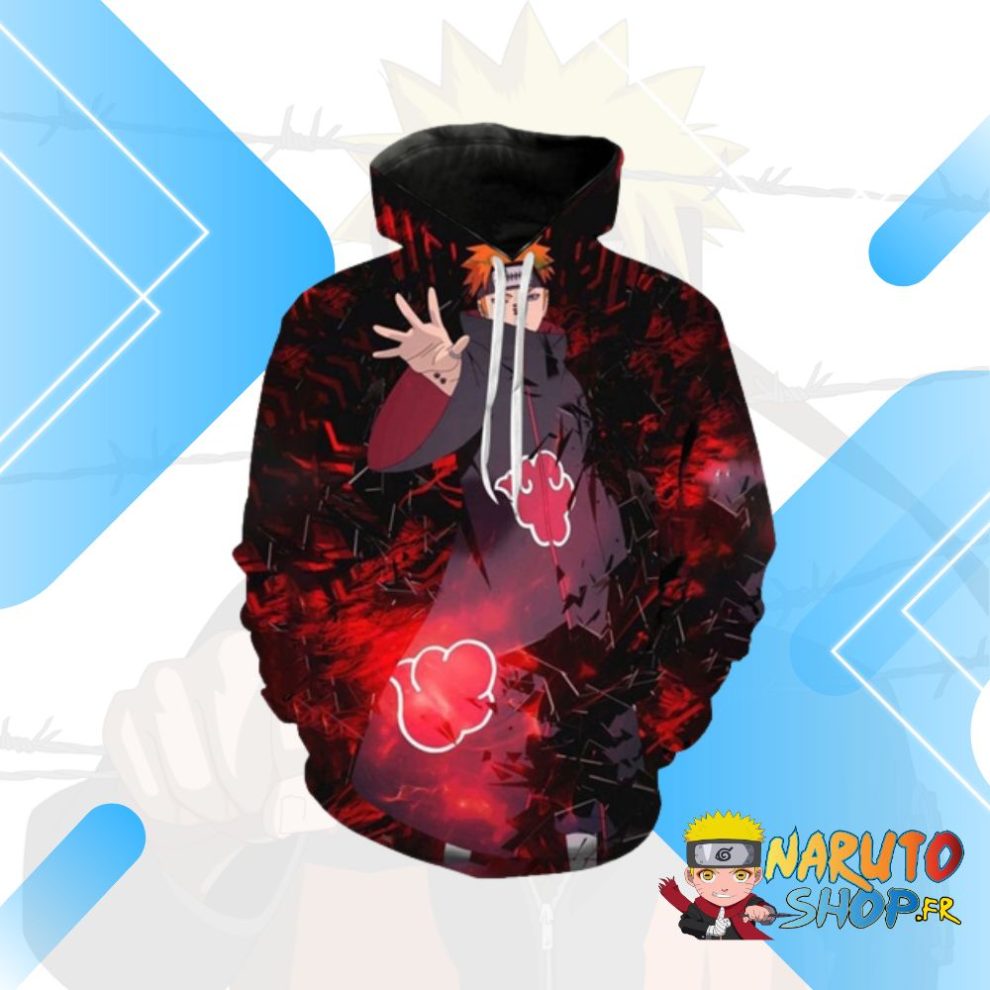 Pull Naruto Pain Akatsuki - La Boutique N°1 en France spécialisée du Naruto