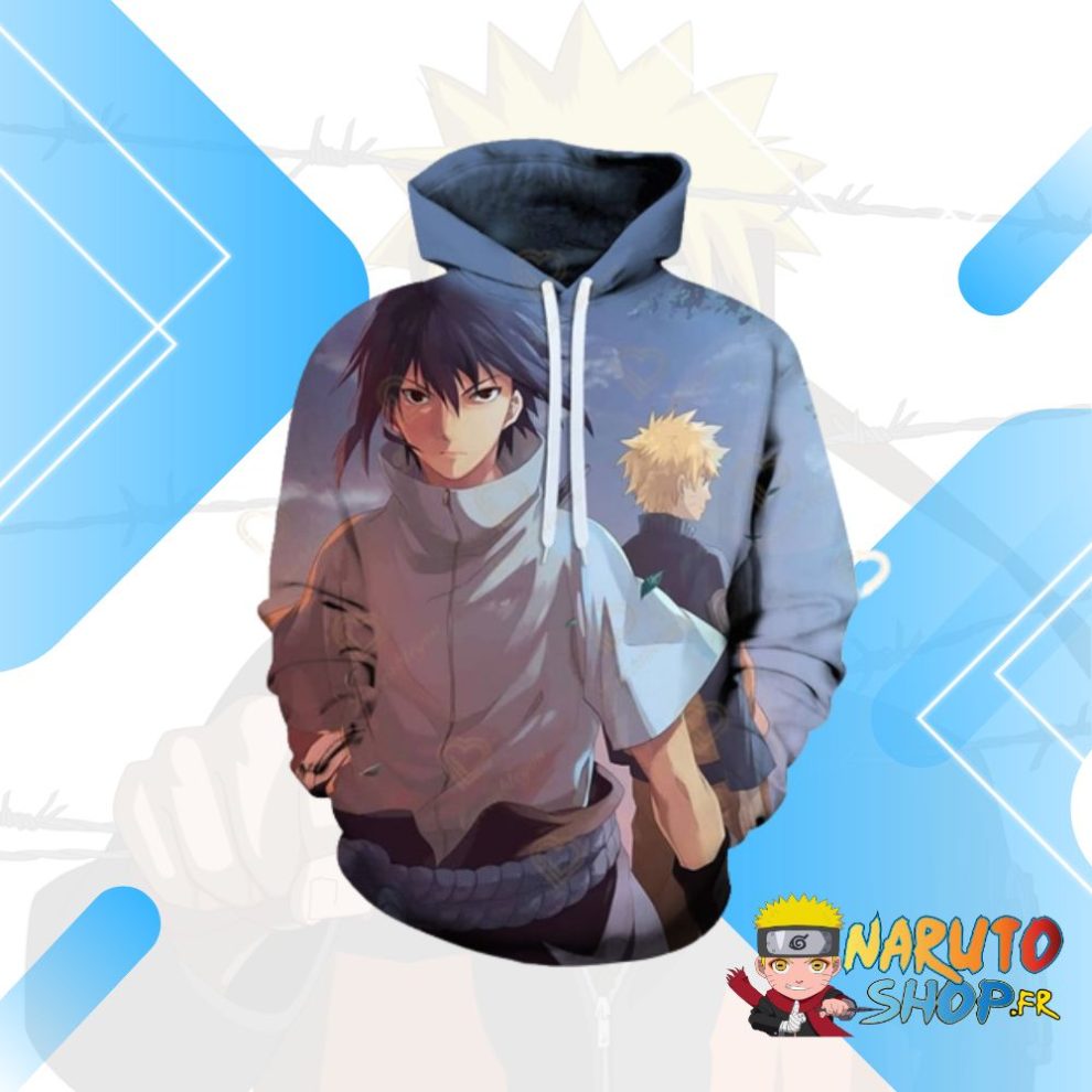 Pull Naruto Sasuke Uchiwa Et Naruto Uzumaki - La Boutique N°1 en France ...