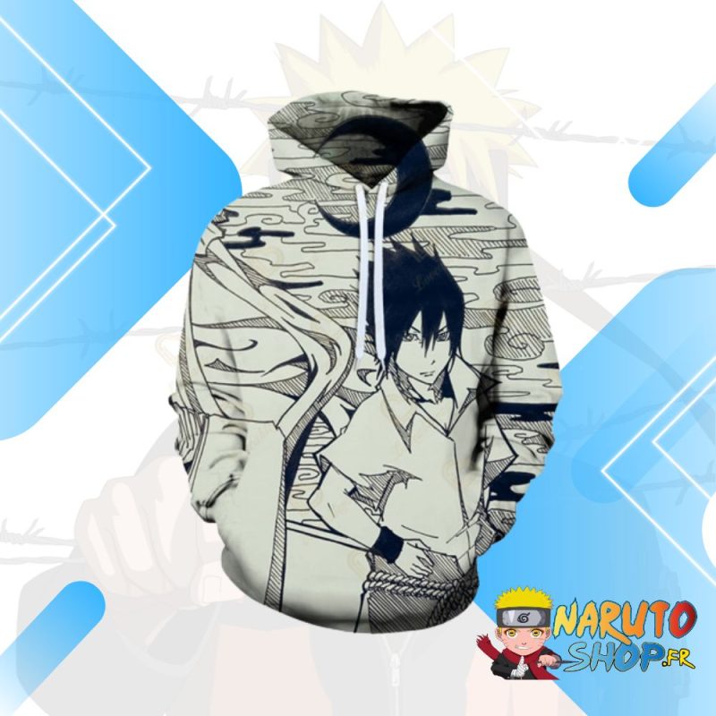 Pull Naruto Sasuke Uchiwa - La Boutique N°1 en France spécialisée du Naruto