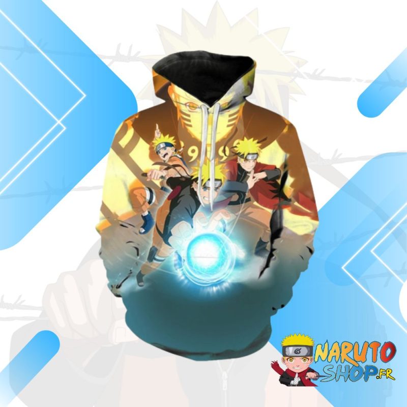 Pull Naruto Uzumaki Technique - La Boutique N°1 en France spécialisée ...