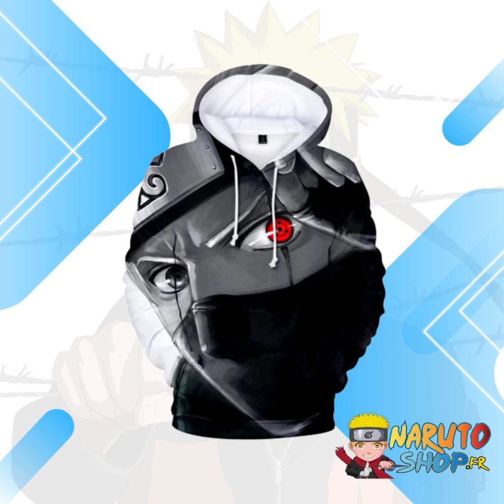 Pull Naruto Kakashi Sharingan - La Boutique N°1 en France spécialisée ...